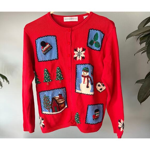 Marisa Christina | Sweaters | Vintage Christmas Sweater By Marisa ...